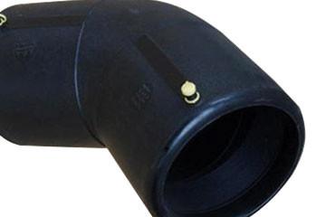 Cina Montaggi di Electrofusion del gomito dell'HDPE da 45 gradi per acqua in vendita