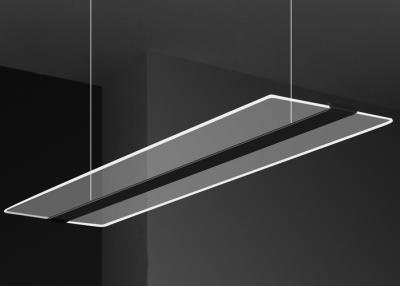 Cina Luci di pannello ultra esile della guida di luce di Dimmable 40w 2800lm 300 x 1200mm trasparente per la sala riunioni in vendita