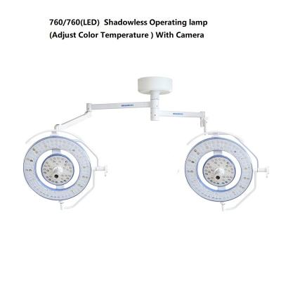 Cina Il colore regolabile ha condotto le luci della sala operatoria 160000 lux Shadowless con la macchina fotografica in vendita