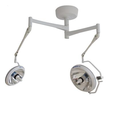 Cina Doppio tipo capo lampada Shadowless del soffitto di operazione sopra illuminamento 150000lux in vendita