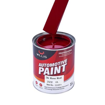 Chine 2K Rose Red 2K Peinture solide pour automobile / publicité Marque OEM / ODM Peinture automatique à pulvérisation acceptée à vendre