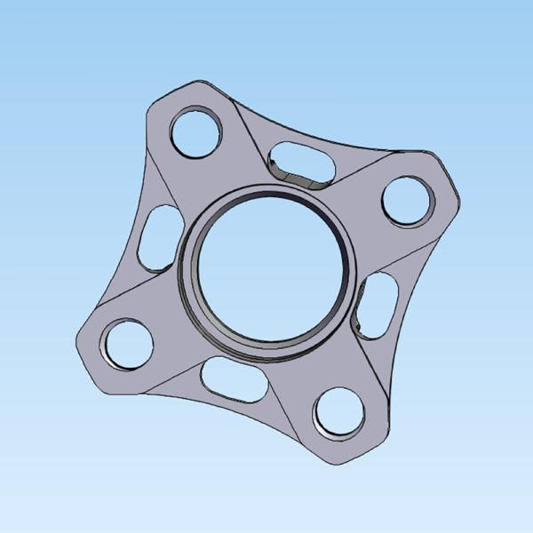Quality 7075 Aluminum Parts CNC Machining Turning Prototype Drone Connector Oxide Black for sale