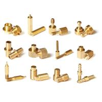 Quality Cylindrical Turning CNC Brass Parts Adapters Machined Components Accessories for sale