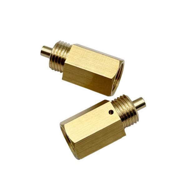 Quality Cylindrical Turning CNC Brass Parts Adapters Machined Components Accessories for sale