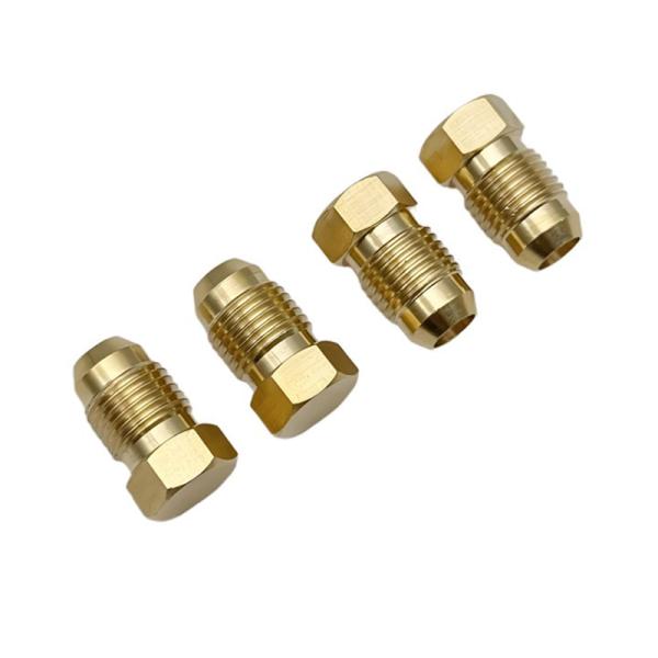 Quality Cylindrical Turning CNC Brass Parts Adapters Machined Components Accessories for sale