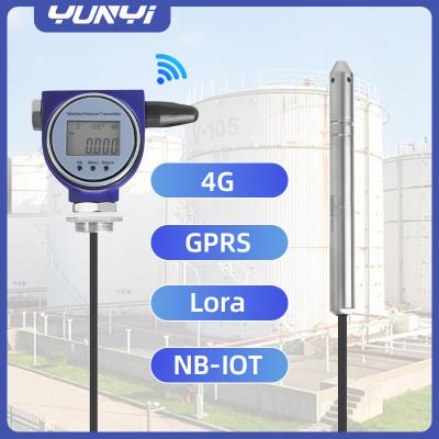 중국 Yunyi LoRaWAN 200m 딥 미터 우물 무선 수위 심압 센서 잠수형 송신기 100m (도매용) 판매용