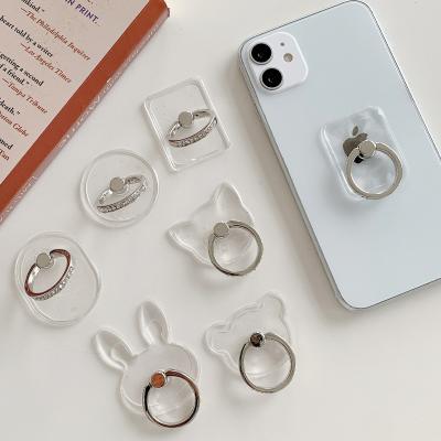 Cina Telefono cellulare Ultraportable Ring Holder dei piccoli regali trasparenti dell'omaggio in vendita