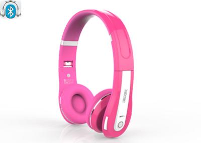 China De populaire Intrekbare Rode Draadloze Stereobluetooth Hoofdtelefoon van NFC voor Slimme Telefoon Te koop