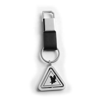 Cina keychain del metallo dell'unità di elaborazione del regalo di promozione con il pendente trigonometrico del metallo in vendita