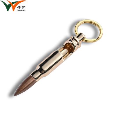 Cina La pallottola placcata dell'oro ha modellato lo stile fresco di Keychain apri di bottiglia di birra/di Keychain in vendita
