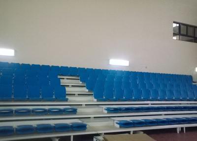 배드민턴 경기장 철회 가능한 지붕 없는 관람석 착석 금속은 HDPE 착석을 일괄합니다