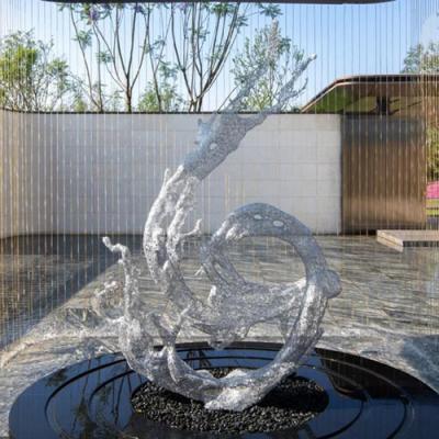 Cina Fatto a mano urbano di acciaio inossidabile di Art Decorative Metal Sculpture Modern della via in vendita