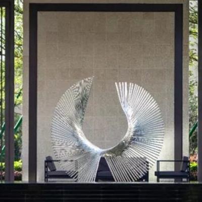 Cina Acciaio inossidabile della scultura decorativa astratta all'aperto del metallo per l'iarda in vendita