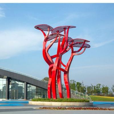 Cina Estratto all'aperto della scultura del grande metallo della rotatoria decorativo per il giardino in vendita