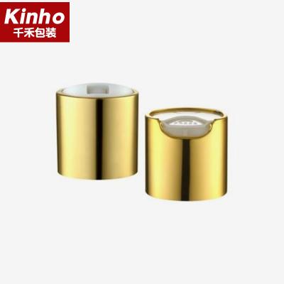 Cina Tappo di bottiglia cosmetico argento oro 20/410 20/415 24/410 24/415 28/410 28/415 Tappo superiore disco in alluminio in vendita