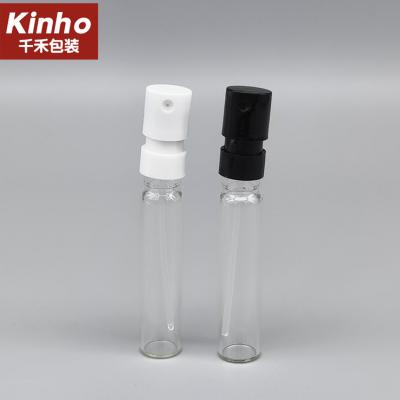 Cina Bayonet Crimp Flacone spray in vetro da 2 ml 1 ml 1,5 ml 2,5 ml Spruzzatore di profumo in vendita