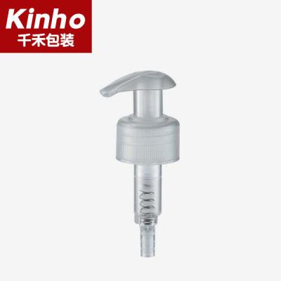 China Bomba de loção cosmética suave com nervuras mola interna 24 mm 28 mm trava de plástico esquerda direita à venda