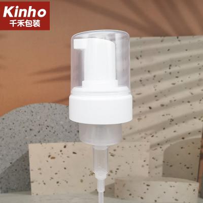 Cina 43/410 Spring Outside Plastic Soap Foam Pump Dispenser 1.5cc Big Dosage in vendita