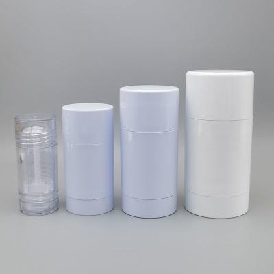 Cina Plastic AS Cylindrical Round Twist Up Deodorant Stick Tube For Sunscreen Body Lip Balm in vendita