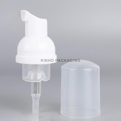 Cina 30MM 0,4CC Spuma cosmetica di plastica Dispensatore di sapone liquido Pompa di schiuma Testa Per Mano Faccia in vendita