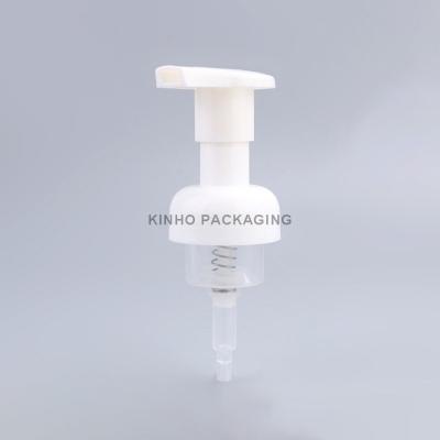 Cina Dispensatore di sapone in plastica da 40 mm Pompa a spruzzo Pulizzatore facciale Mousse Pompa a schiuma Spazzola in vendita