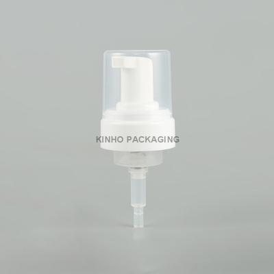 Cina 43MM 0,8CC Sgomberatore di sapone esterno a molla Pompa di schiuma Shampoo di plastica con tappo per mousse in vendita