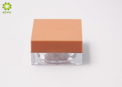 中国 ふるいが付いている正方形のプラスチック空の化粧品の容器/緩い粉の包装の瓶 販売のため