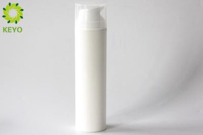 Cina 200ml bottiglie cosmetiche vuote senz'aria, bottiglia di plastica della pompa della lozione di colore bianco in vendita