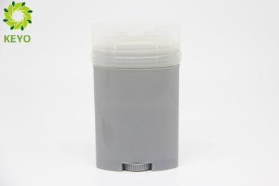 Cina Contenitori grigi del deodorante in stick, bottiglie di plastica ovali del blocchetto di Sun di 65g pp in vendita