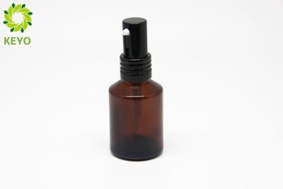 Cina bottiglia di vetro ambrata del fondamento 120ml, bottiglie di vetro inclinate della lozione della spalla con la pompa in vendita