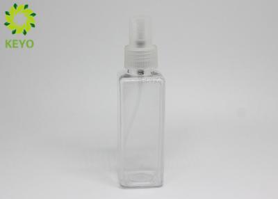 Cina Bottiglie cosmetiche dello spruzzo di forma quadrata, chiare bottiglie di plastica dello spruzzo in vendita