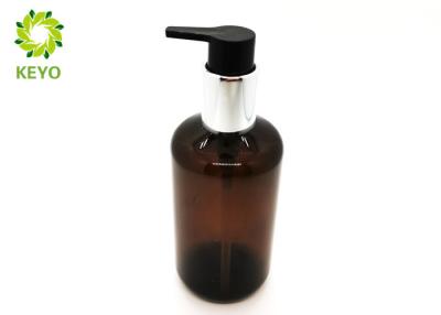 Cina 5 bottiglie vuote vuote della pompa di OZ per forma cilindrica di colore ambrato della radura dello sciampo in vendita