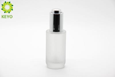 Cina Bottiglia del fondamento di vetro glassato, bottiglie di vetro del contagoccia 30ml per il siero essenziale in vendita
