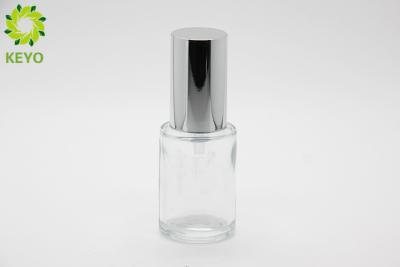 Cina Servizio personalizzato della bottiglia 30ml del fondamento del vetro trasparente di forma rotonda accettabile in vendita