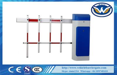 China Sistema automático de estacionamiento de automóviles con compuerta de barrera de doble brazo de dirección 8 metros de auge en venta