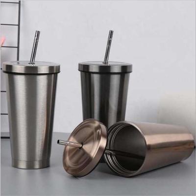 China Torno en la tapa de la botella de agua potable aislada al vacío a prueba de fugas 16 oz en venta
