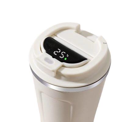 중국 380ml 510ml 스마트 온도 디스플레이 진공 단열 스테인레스 스틸 머그 여행 커피 머그 판매용