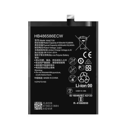 Cina Litio originale Ion Battery HB486586ECW ricaricabile di 100% Mate30 Huawei in vendita