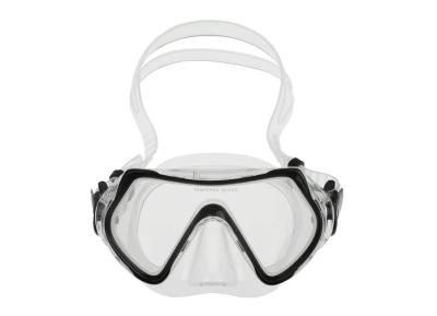 China A correia principal do silicone caçoa escape/largamente visão de vidro moderados máscara do mergulho o anti à venda