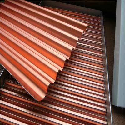 중국 ISO9001 알루미늄은 패널 1500X5000mm 주문형 색을 주름지게 했습니다 판매용