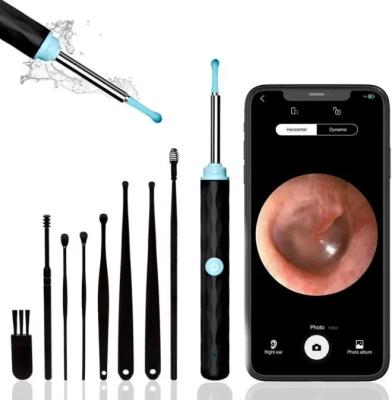 China Kit de remoção de cera de ouvido para limpeza doméstica com 1296P Otoscope Ear Cleaner Camera e Light à venda