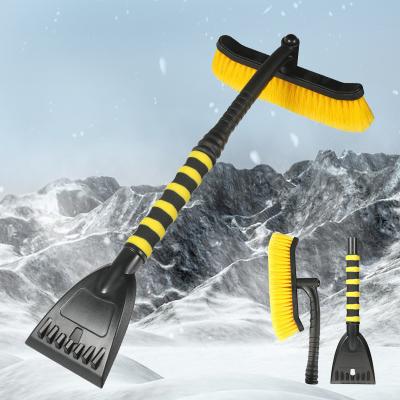 China Escova de limpeza com pá desmontável multifuncional para desglaçamento e remoção de neve de automóveis à venda