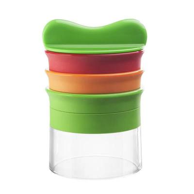 Cina Arancione 3 in 1 Spiralizer Set di taglio Julienne grossolano e sottile per utensili di cucina intelligenti in vendita