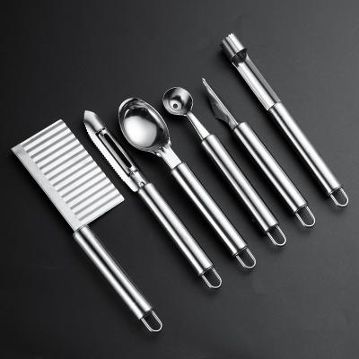 Cina Ristorante cucina gadget set 6 pezzi in acciaio inossidabile utensili da frutta multifunzionale in vendita