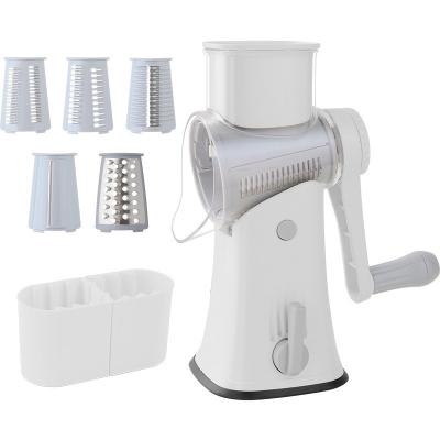 Cina Multifunzione 5 in 1 vegetal chopper slicer con grater tipo tamburo rotativo in vendita