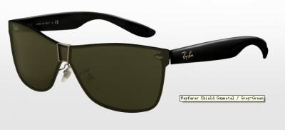 China Cinzento - protetor RB3384 004/71 barato dos óculos de sol verdes do Wayfarer do quadro LAYBONE do Gunmetal à venda