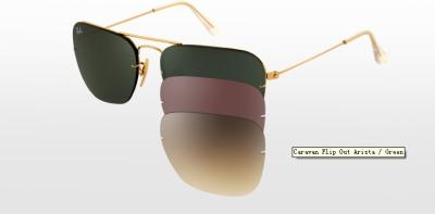 Cina Verde + rosa grigi di pendenza di Brown + occhiali da sole polari RB3461 del caravan di Brown LAYBONE in vendita
