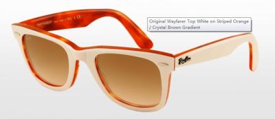 中国 水晶ブラウンの勾配レンズの銘柄サングラス LAYBONE の Wayfarer RB2140 1059/51 販売のため