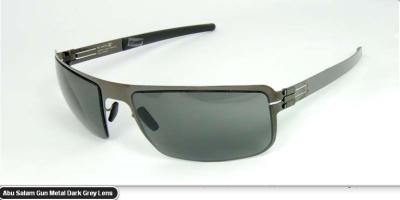 Китай IC Берлин Абу Салам солнцезащитные очки марки с негабаритной Gunmetal Chrome Frame продается