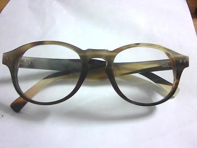 Chine Klaxon rond de Buffalo de mode, lunettes faites main de klaxon de bétail pour les hommes ou femmes à vendre